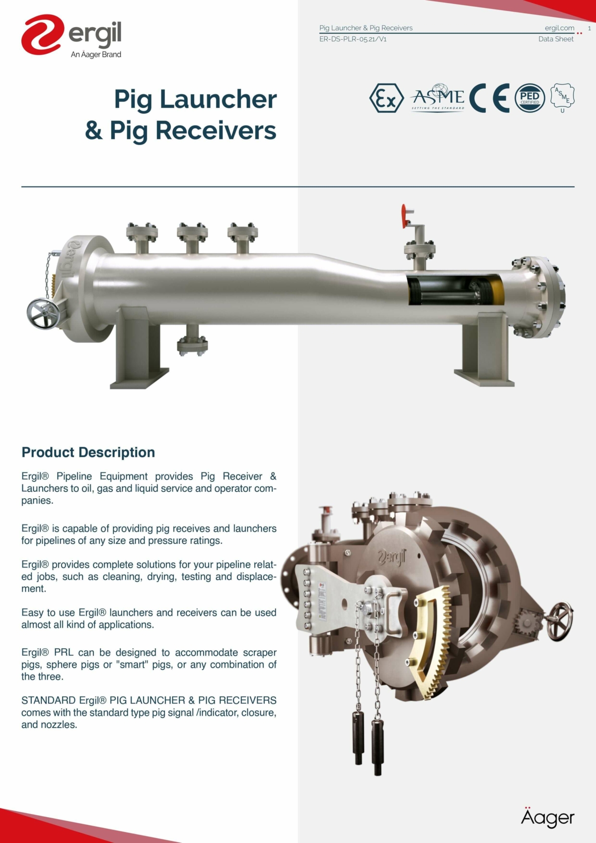 Pig Launcher & Receiver - Ergil - World Leading Industrial Manufacturer