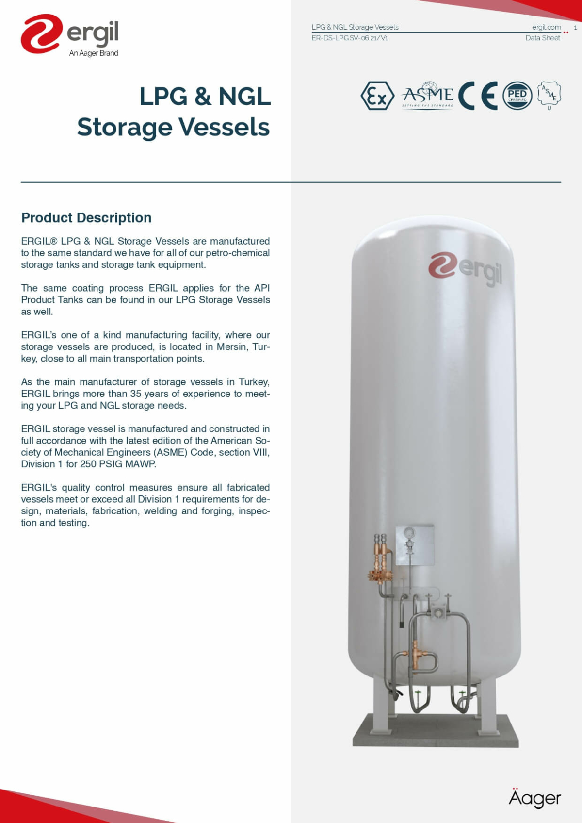 LPG & NGL Storage Vessels - Ergil - World Leading Industrial Manufacturer