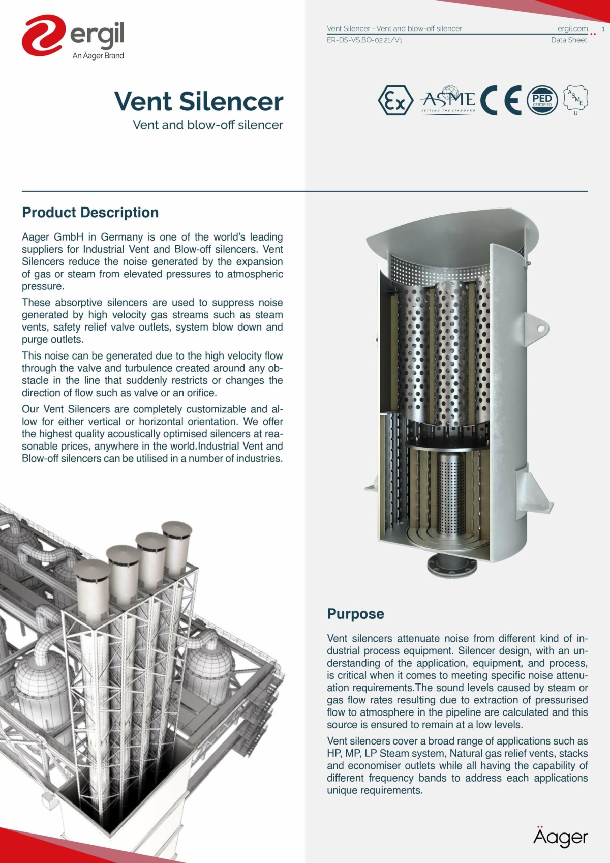 Vent Silencer - Ergil - World Leading Industrial Manufacturer