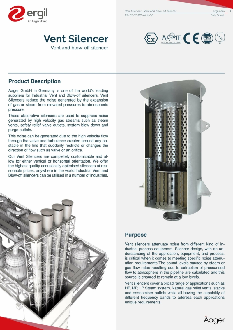 Vent Silencer - Ergil - World Leading Industrial Manufacturer